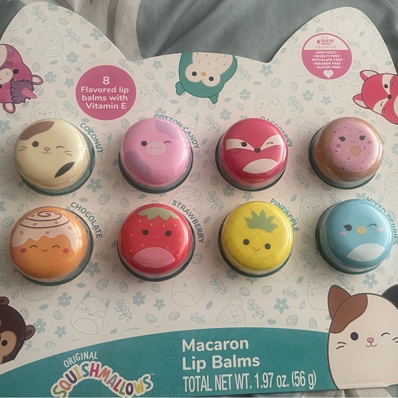 Squishmallows | Makeup | Nwt Pack Of 8 Squishmallow Lip Balms Flavored ...